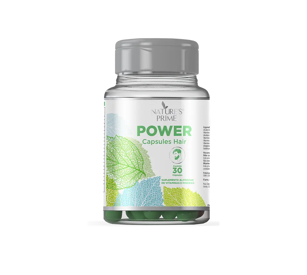 Página de Vendas Power Caps Hair Men - Nature's Prime